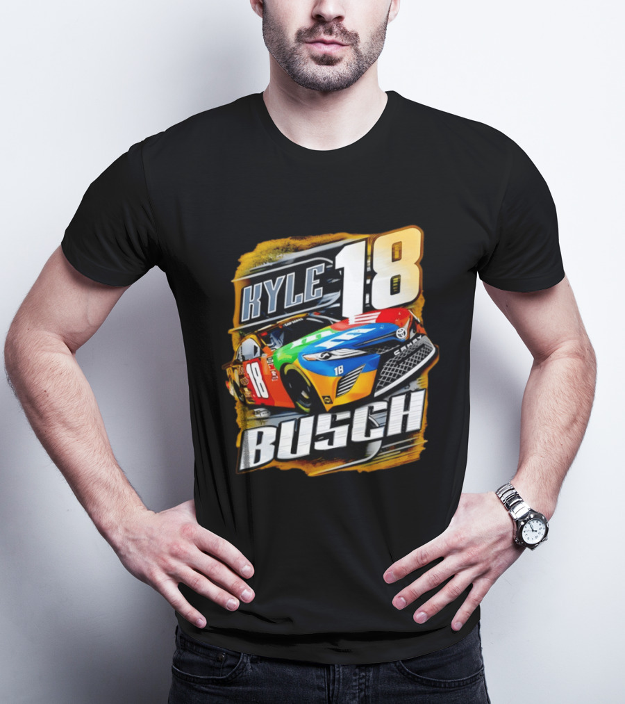 Kyle Busch 18 Toyota Camry Nascar Racing T-Shirt