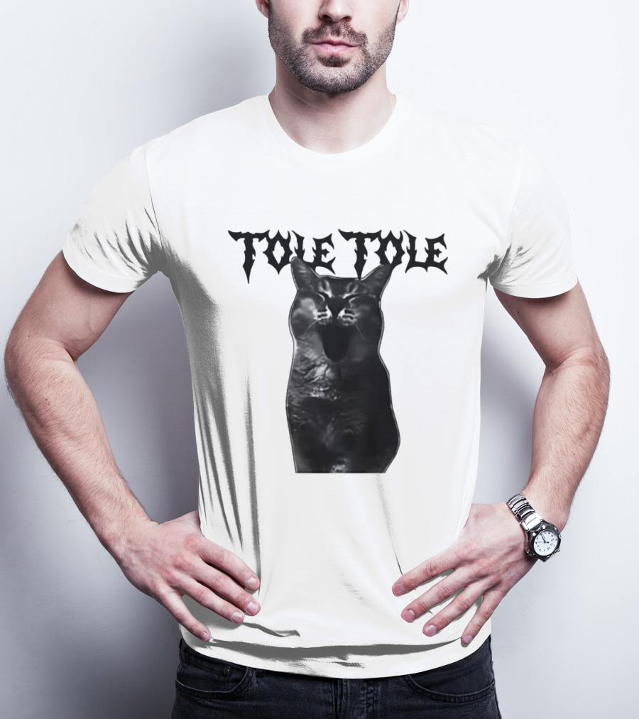 TOLE TOLE Black Cat T-Shirt