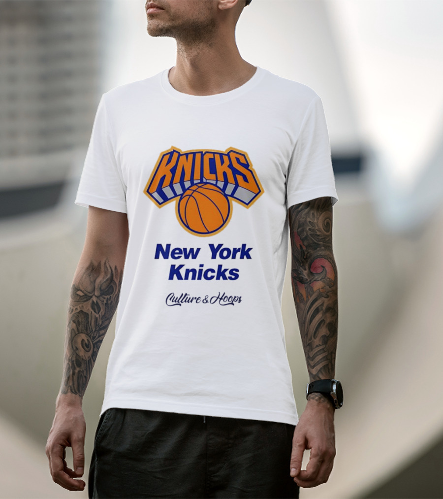 New York Knicks Culture & Hoops Basketball Team T-Shirt