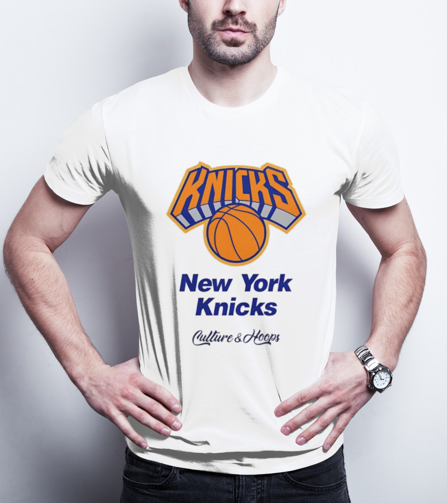New York Knicks Culture & Hoops Basketball Team T-Shirt