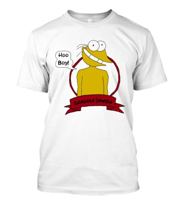 Hoo Boy Graggle Simpson Cartoon T-Shirt