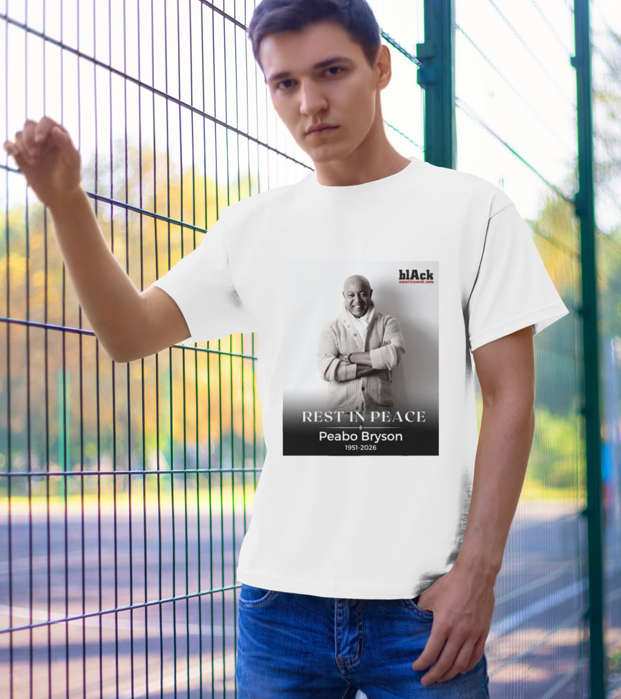 Rest In Peace Peabo Bryson 1951 2026 Singer Songwriter Beautiful Ballads T-Shirt