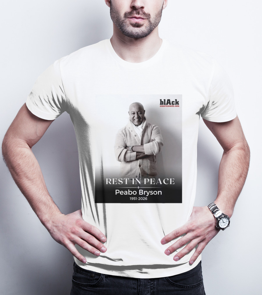 Rest In Peace Peabo Bryson 1951 2026 Singer Songwriter Beautiful Ballads T-Shirt