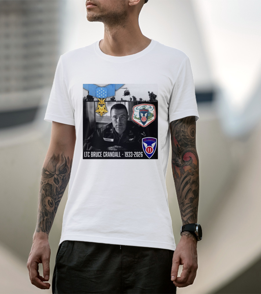 LTC Bruce Crandall Medal Of Honor Air Assault 1933 2026 T-Shirt