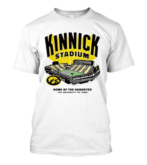 Kinnick Stadium Home Of The Hawkeyes University Of Iowa Football T-Shirt