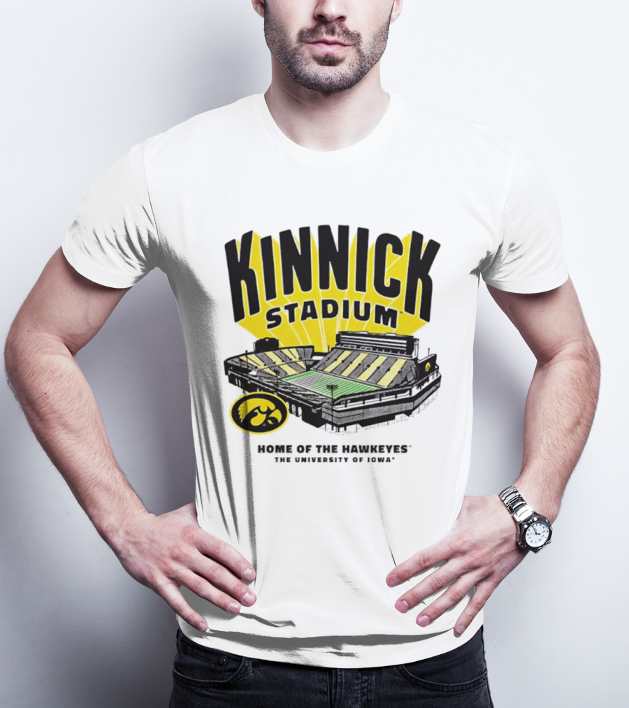 Kinnick Stadium Home Of The Hawkeyes University Of Iowa Football T-Shirt