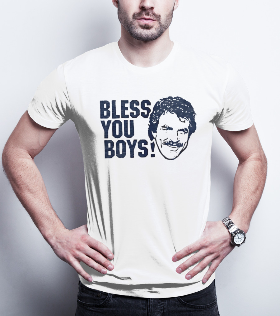 Bless You Boys Tom Selleck Detroit Tigers T-Shirt