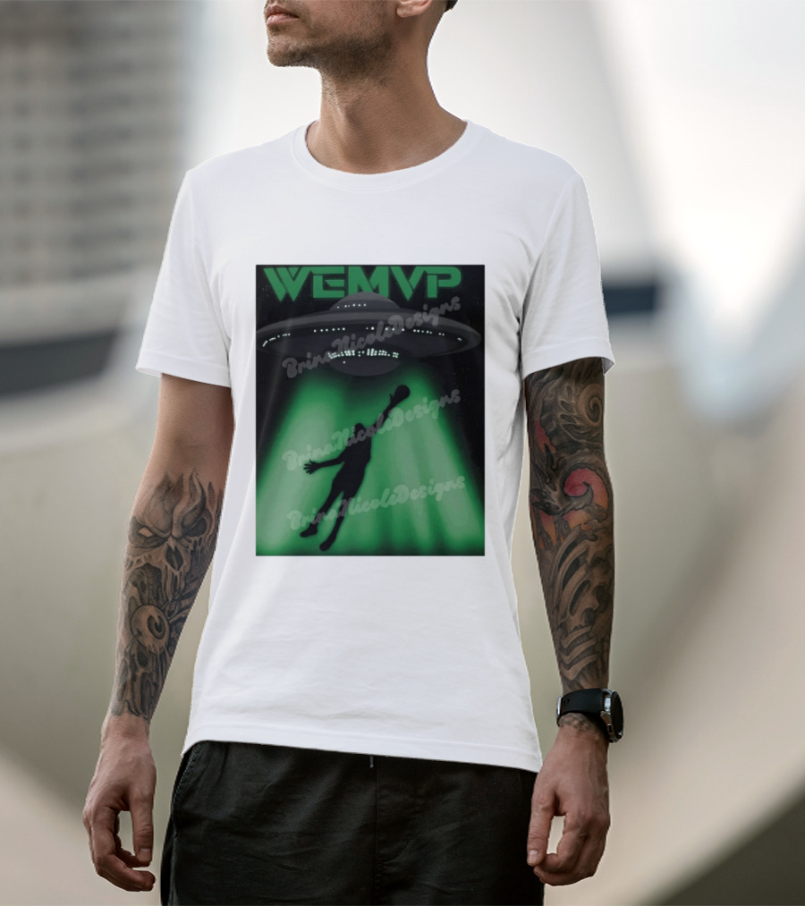 WEMVP Wemby Alien UFO San Antonio Spurs Basketball NBA 2026 T-Shirt