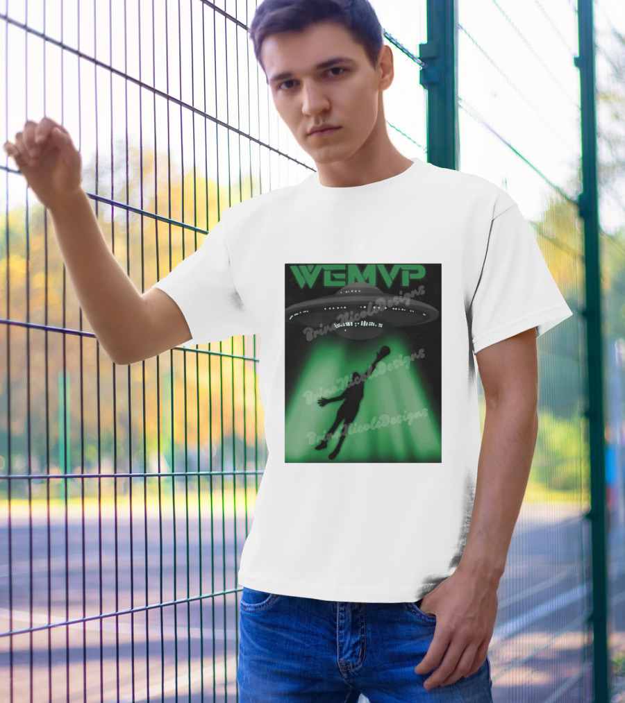 WEMVP Wemby Alien UFO San Antonio Spurs Basketball NBA 2026 T-Shirt