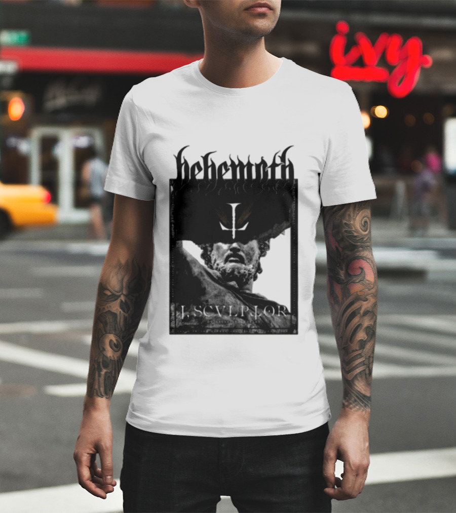 Behemoth I Sculptor Of Aeons And Worlds Statue Of Power T-Shirt