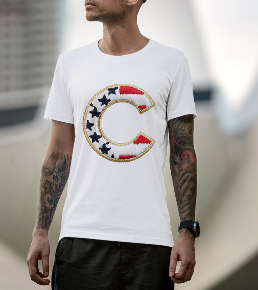 Chicago Cubs America 250th Anniversary Stars And Stripes T-Shirt
