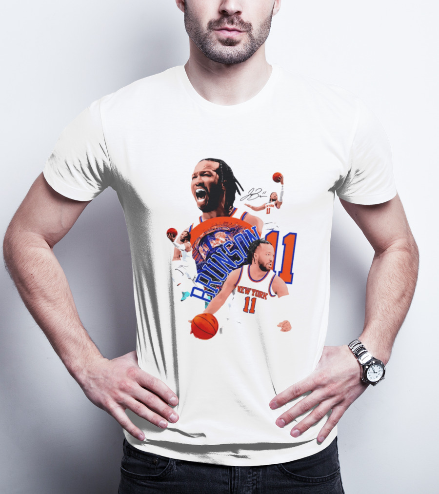 Jalen Brunson New York Knicks 11 Basketball Star T-Shirt