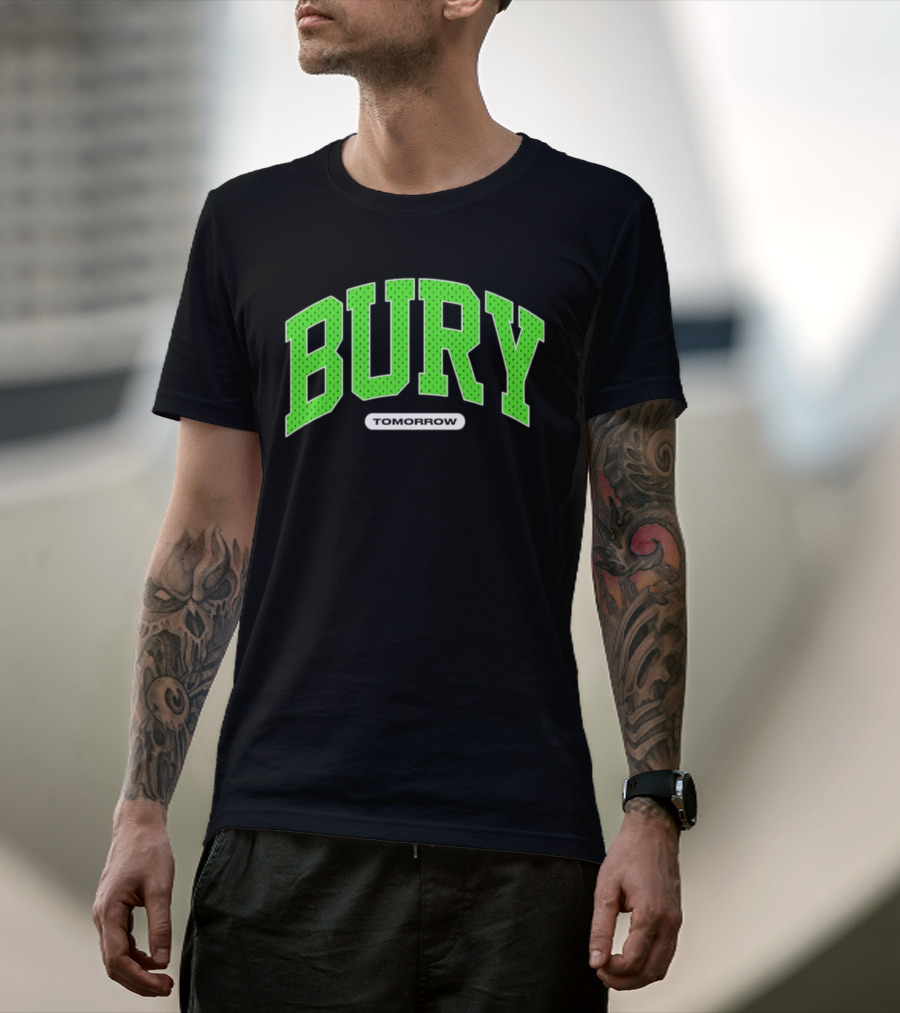 Bury Tomorrow Green Sports Jersey T-Shirt
