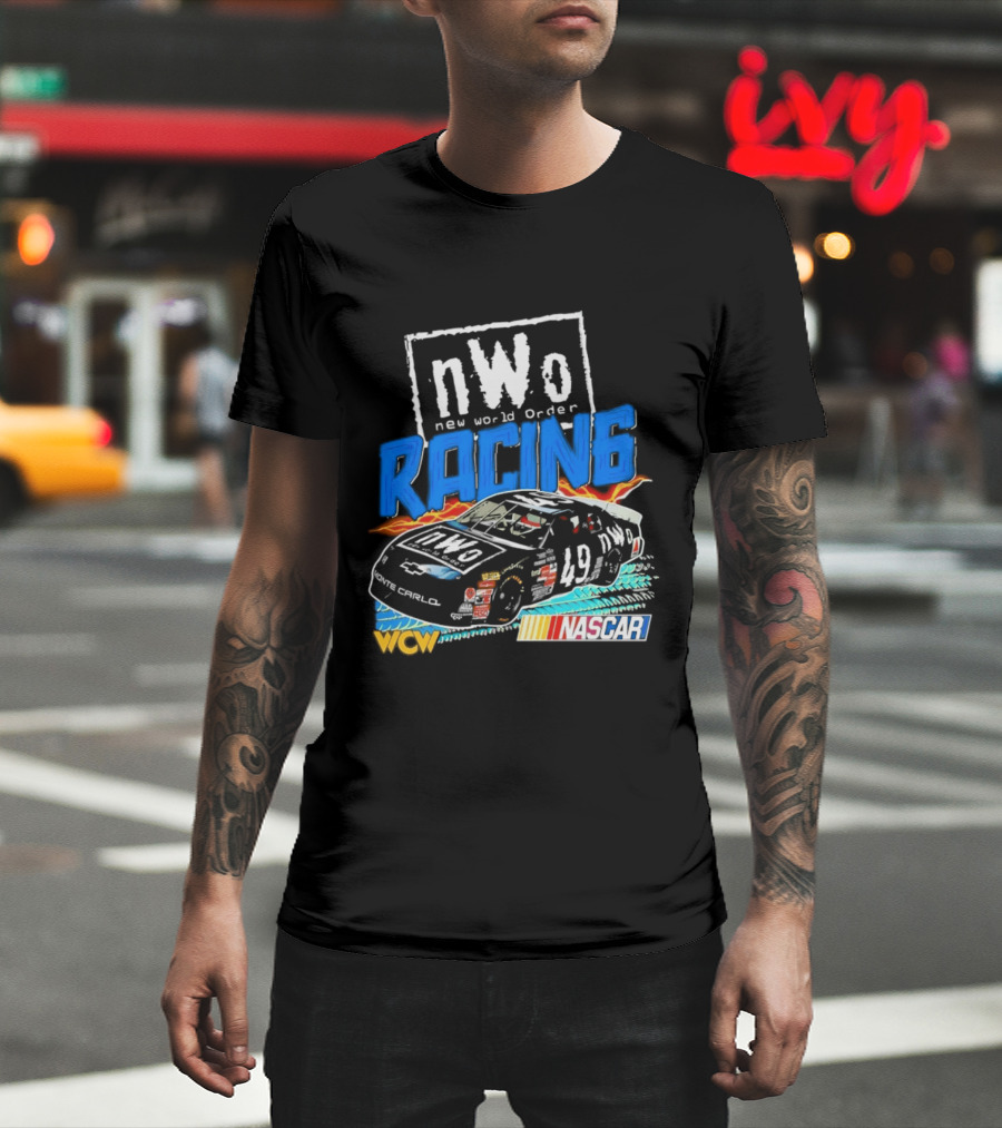 WCW NASCAR NWo Racing Kyle Petty 49 Chevrolet Monte Carlo T-Shirt