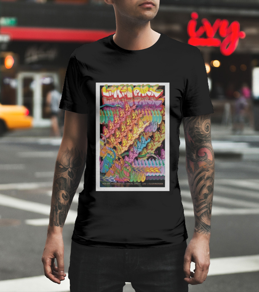 Linkin Park From Zero World Tour 2026 Hamburg Germany June 1 Volksparkstadion T-Shirt