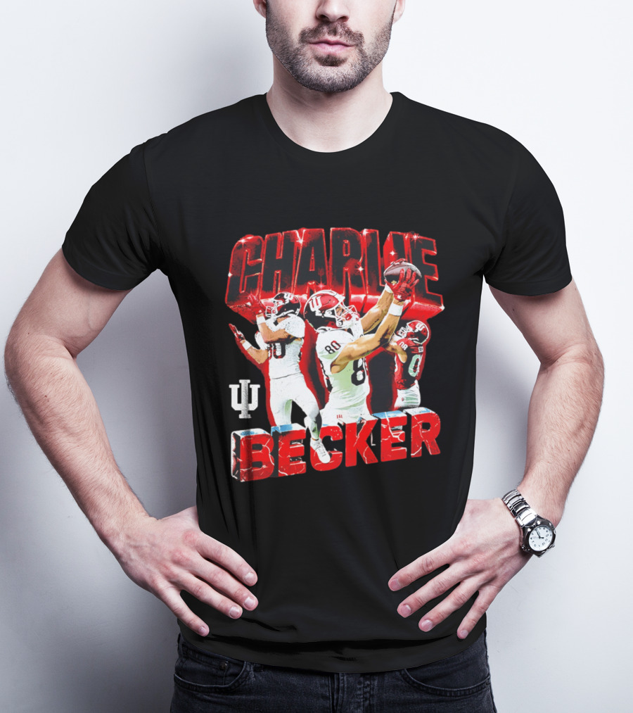 Charlie Becker Indiana Hoosiers Football 90s IU T-Shirt