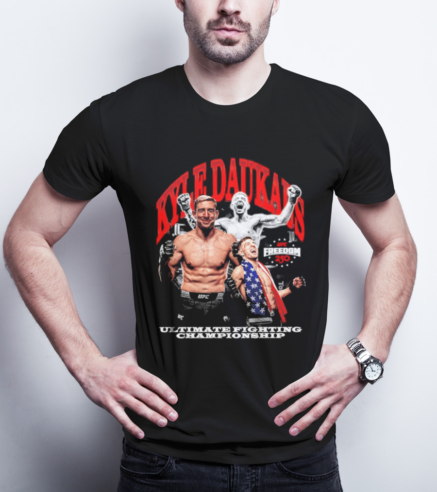Kyle Daukaus UFC Ultimate Fighting Championship Freedom 250 T-Shirt
