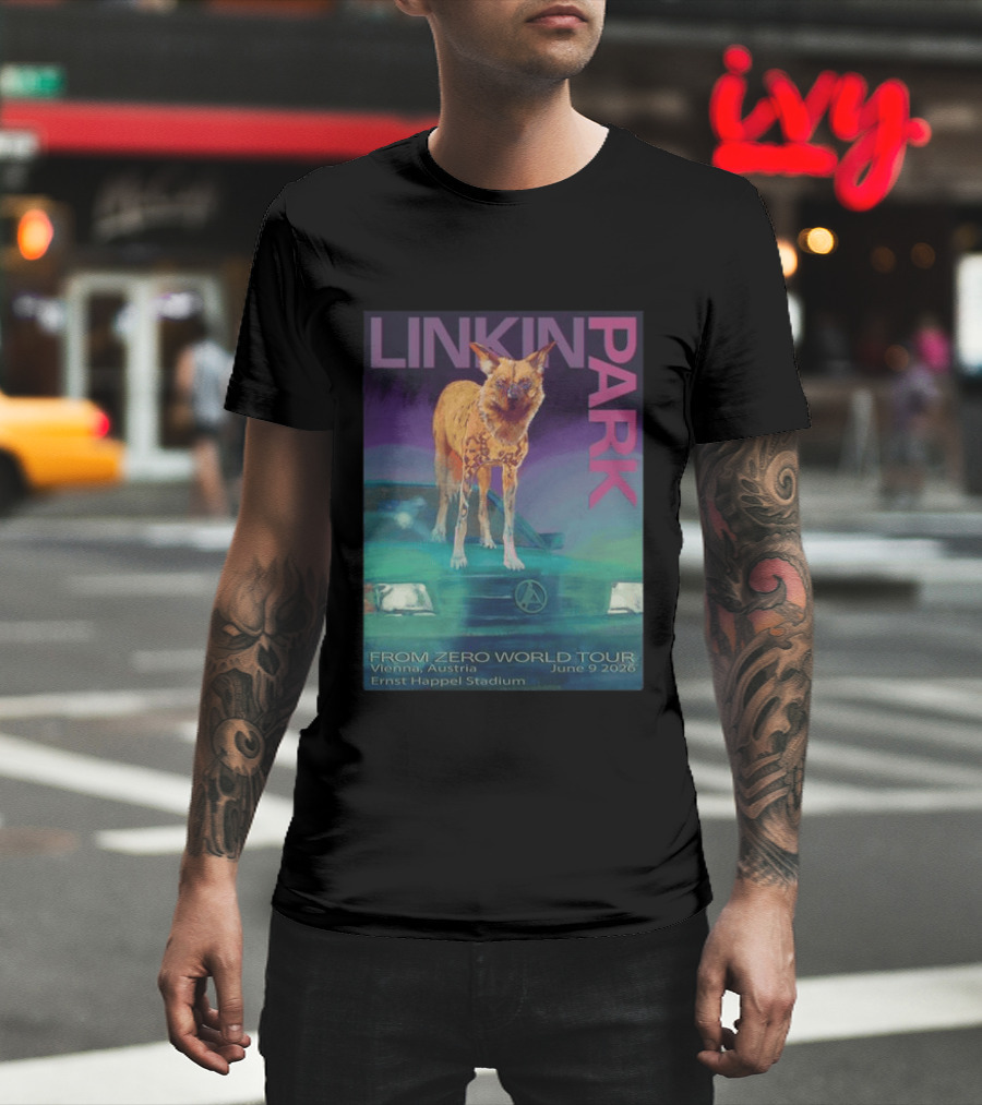 Linkin Park From Zero World Tour 2026 Vienna Austria June 9 Ernst Happel Stadium T-Shirt
