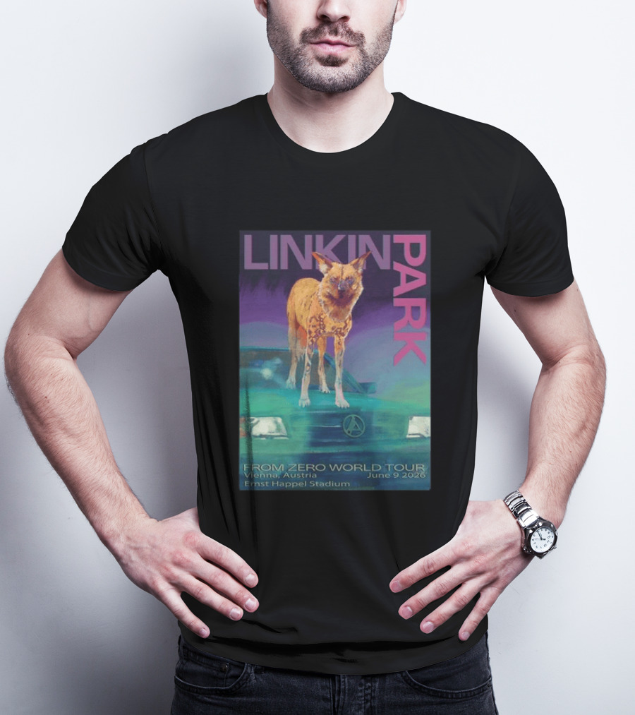 Linkin Park From Zero World Tour 2026 Vienna Austria June 9 Ernst Happel Stadium T-Shirt