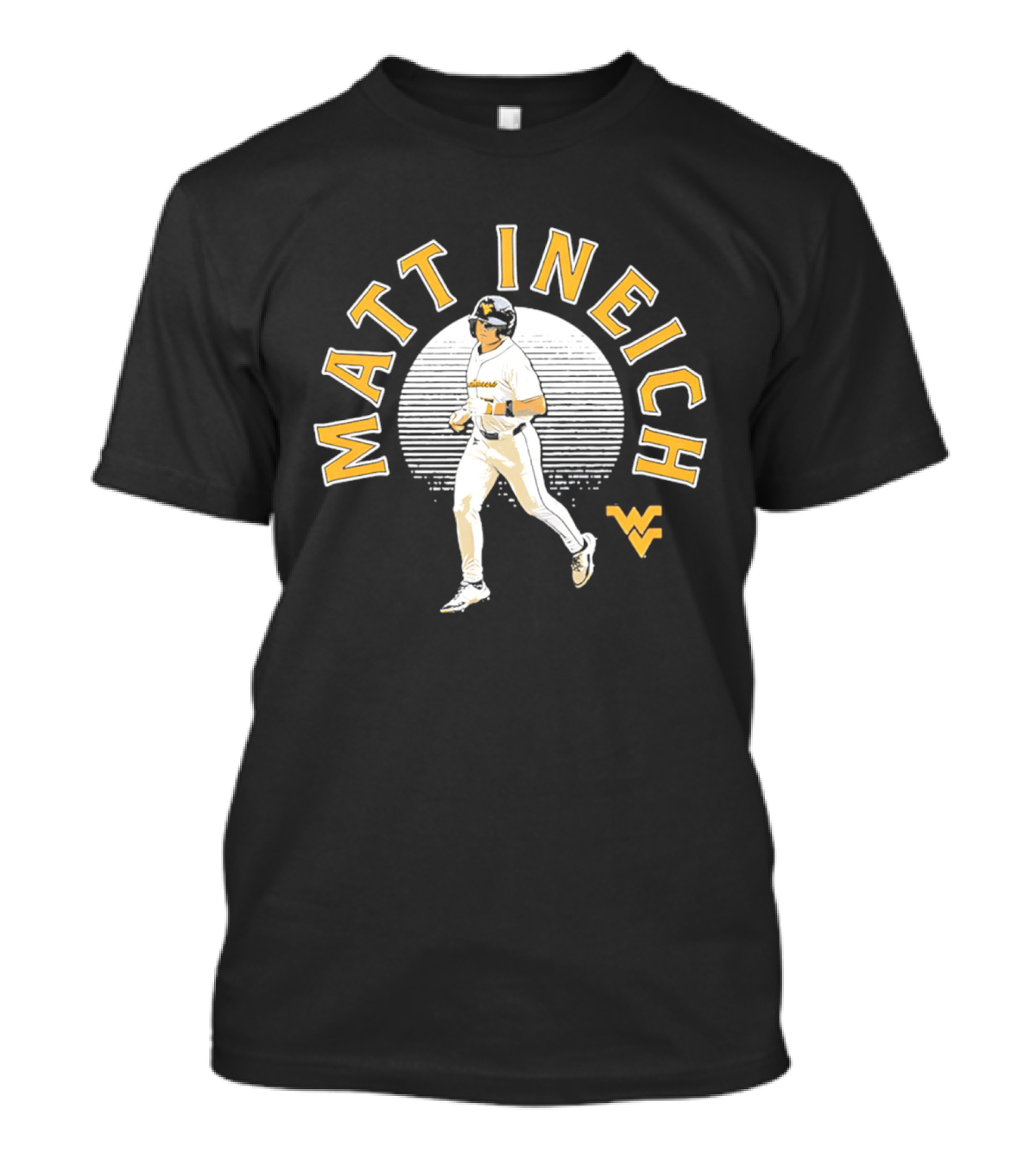Matt Ineich WV Baseball Player Retro Style Sportsman T-Shirt