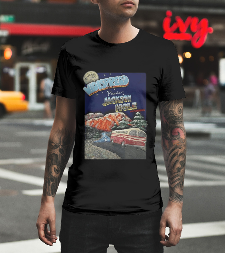 Greetings From Widespread Panic Jackson Hole Wyoming July 5 2026 Show Announce T-Shirt