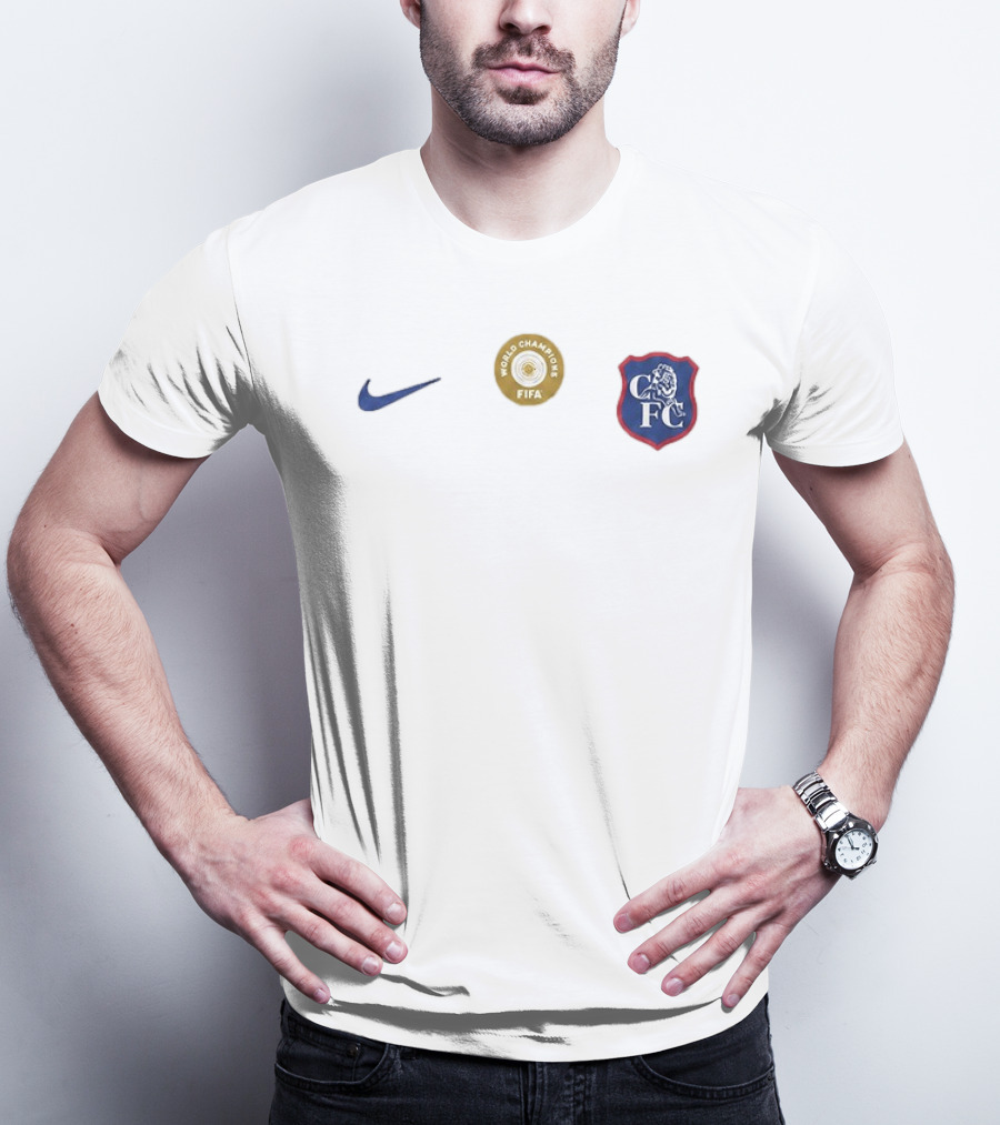 Chelsea 2026 27 FIFA World Champions CFC Nike White Away Kit T-Shirt