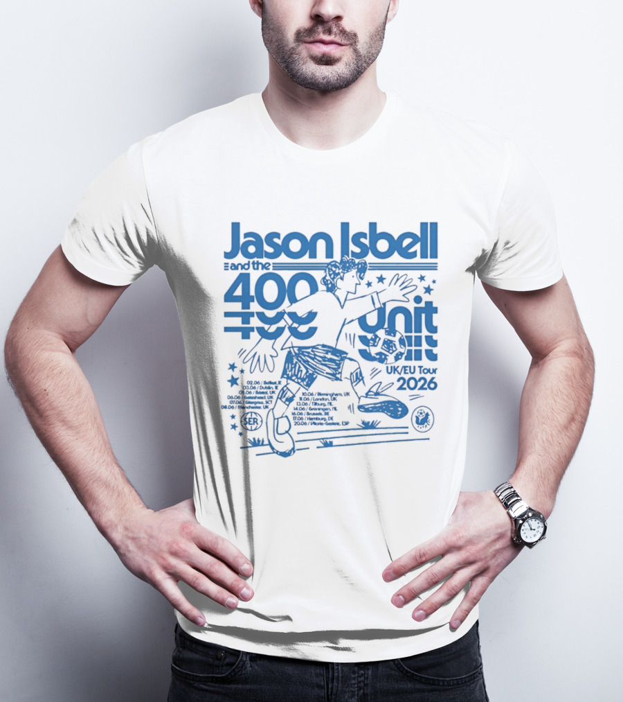 Jason Isbell 400 Unit Live June 2026 Southeastern Records UK EU Tour T-Shirt