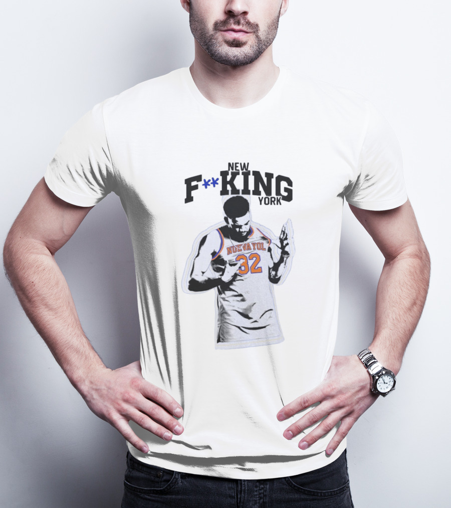 New F**king York Nueva Yol 32 Basketball Player T-Shirt