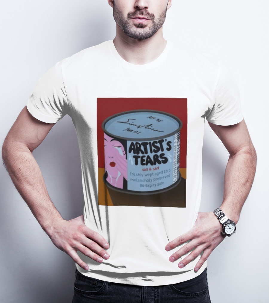 Artist's Tears Salt And Sad Freshly Wept Aged 29.5 Melancholy Preserved No Expiry Date T-Shirt