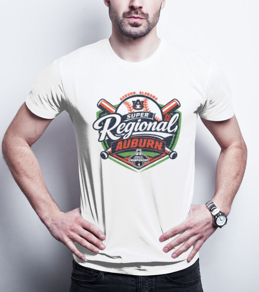 Auburn Baseball Tigers 2026 Regional Competition Event T-Shirt