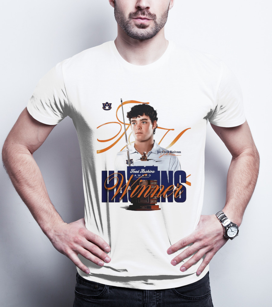 Auburn University Jackson Koivun Fred Haskins Award Winner Golf T-Shirt