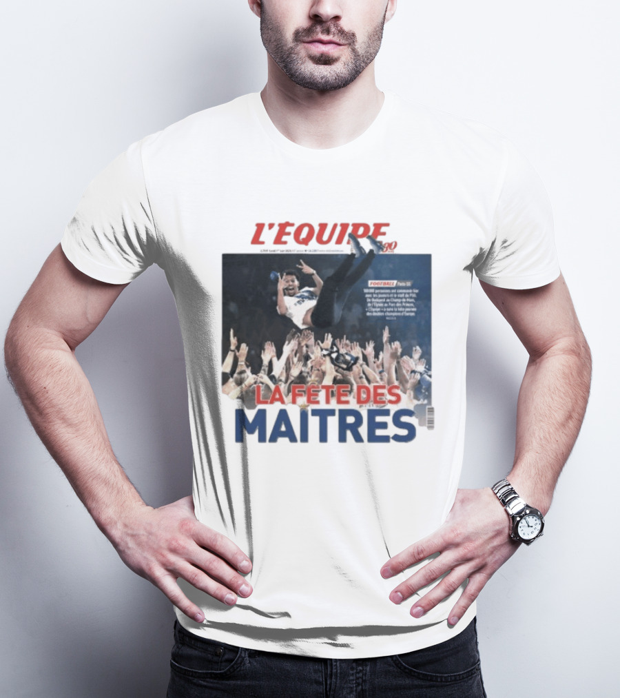 L'Equipe La Fête Des Maitres Football Joyful Celebration T-Shirt