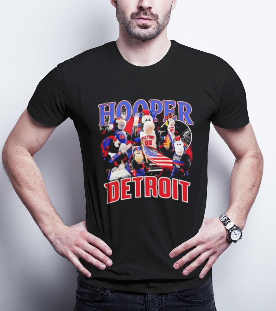 Detroit Pistons Hooper 2026 NBA Crossroads T-Shirt