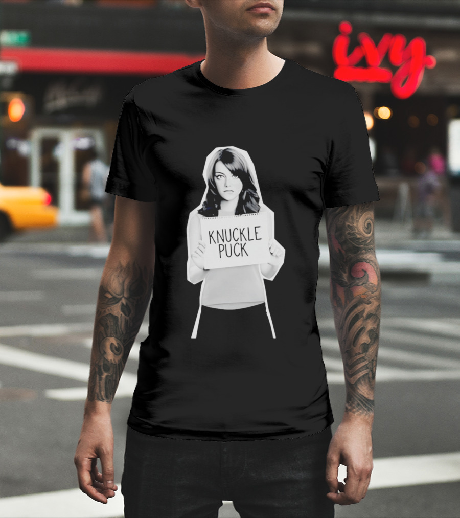 Emma Stone Knuckle Puck Sign T-Shirt