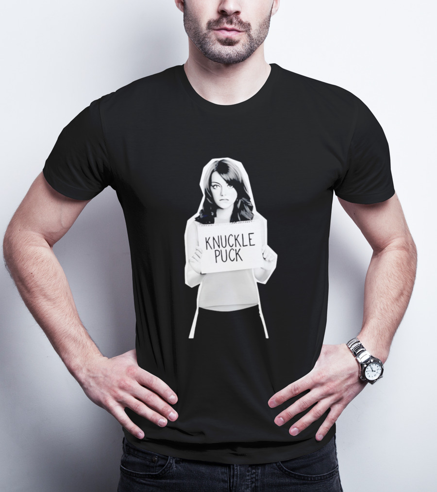 Emma Stone Knuckle Puck Sign T-Shirt