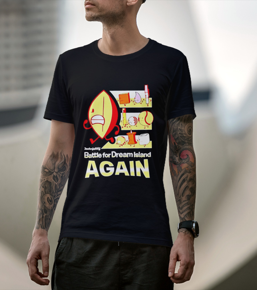 Battle For Dream Island Again Leafy BFDI Characters T-Shirt