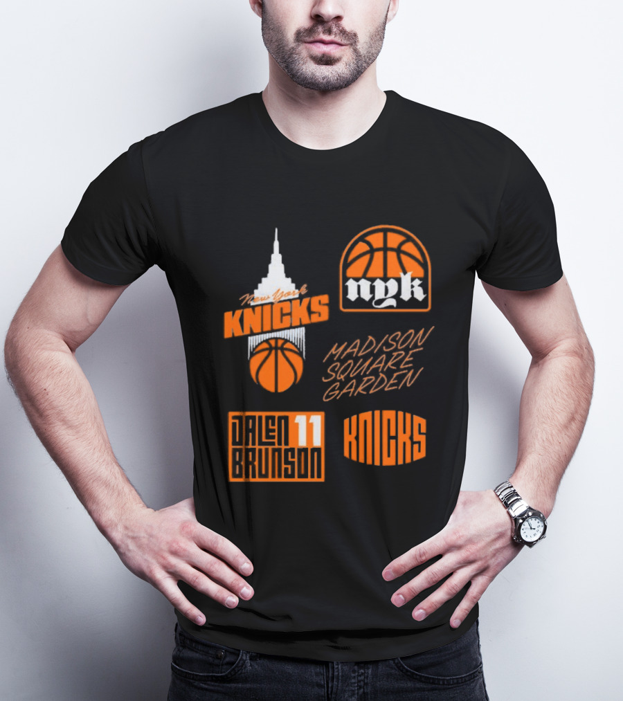 New York Knicks Jalen Brunson MSG NYK 11 Madison Square Garden T-Shirt