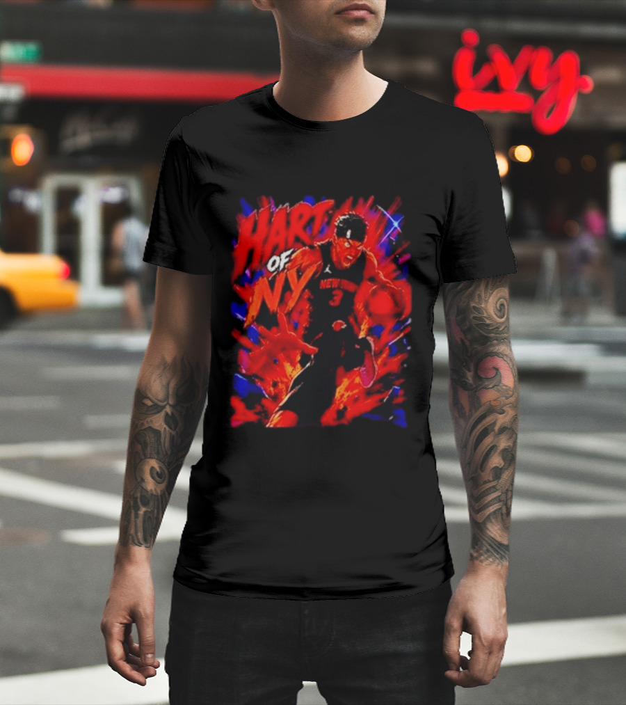 New York Knicks Josh Hart Of NY Black Basketball T-Shirt