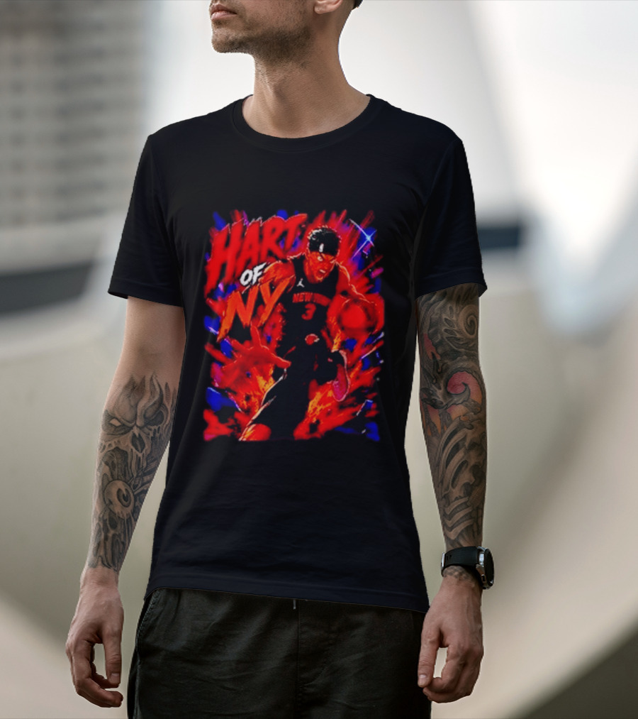 New York Knicks Josh Hart Of NY Black Basketball T-Shirt