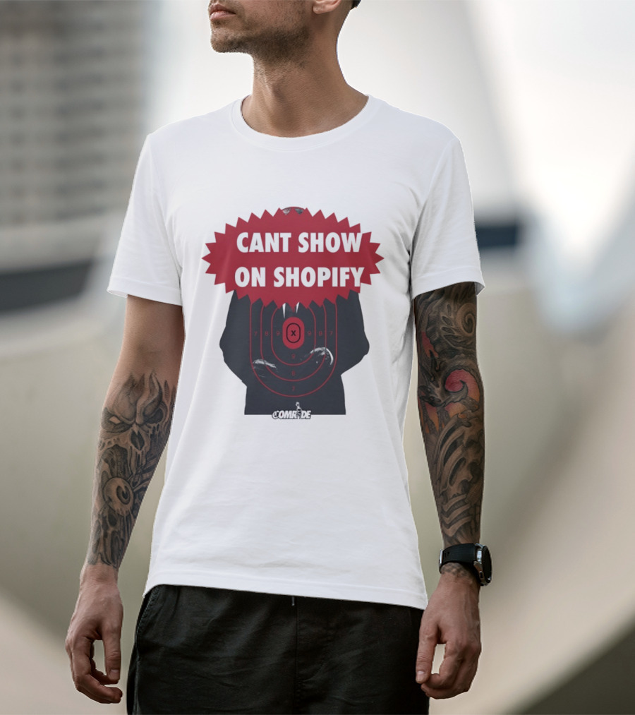 Cant Show On Shopify Target Practice X Comrade T-Shirt
