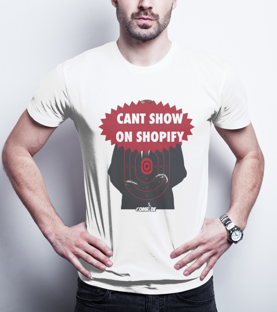 Cant Show On Shopify Target Practice X Comrade T-Shirt