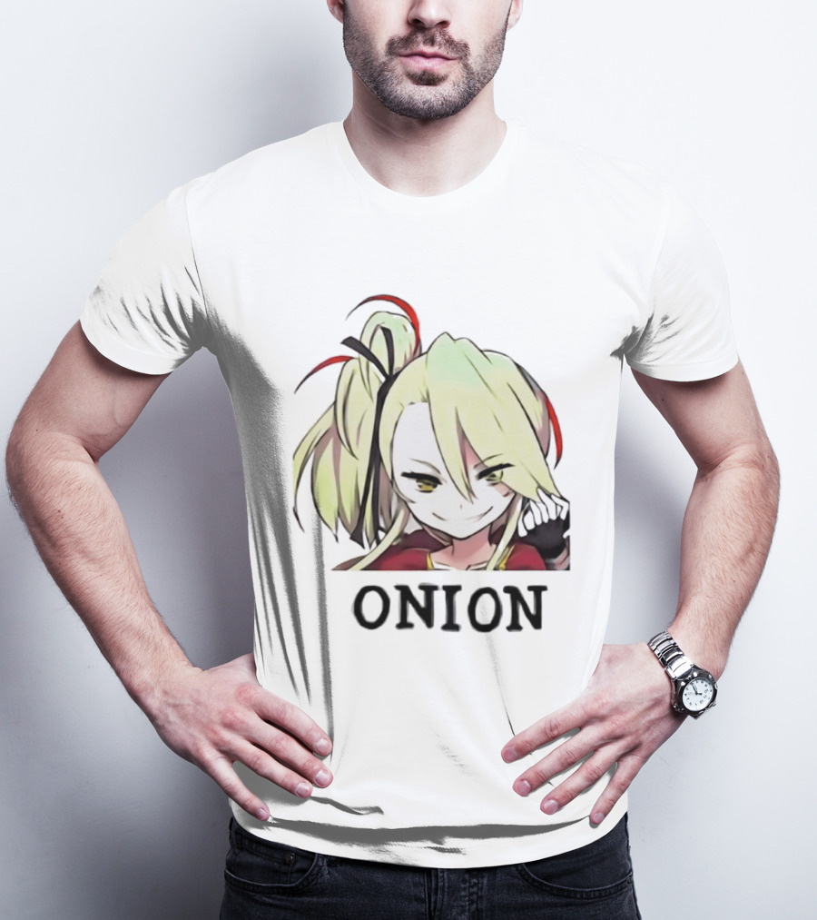 Deathpolca Anime Style Character With Onion T-Shirt