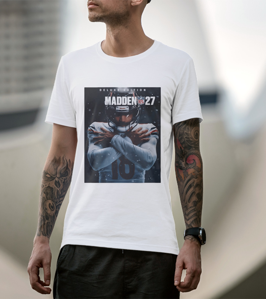 Madden NFL 27 Deluxe Edition Caleb Williams Bears 18 T-Shirt