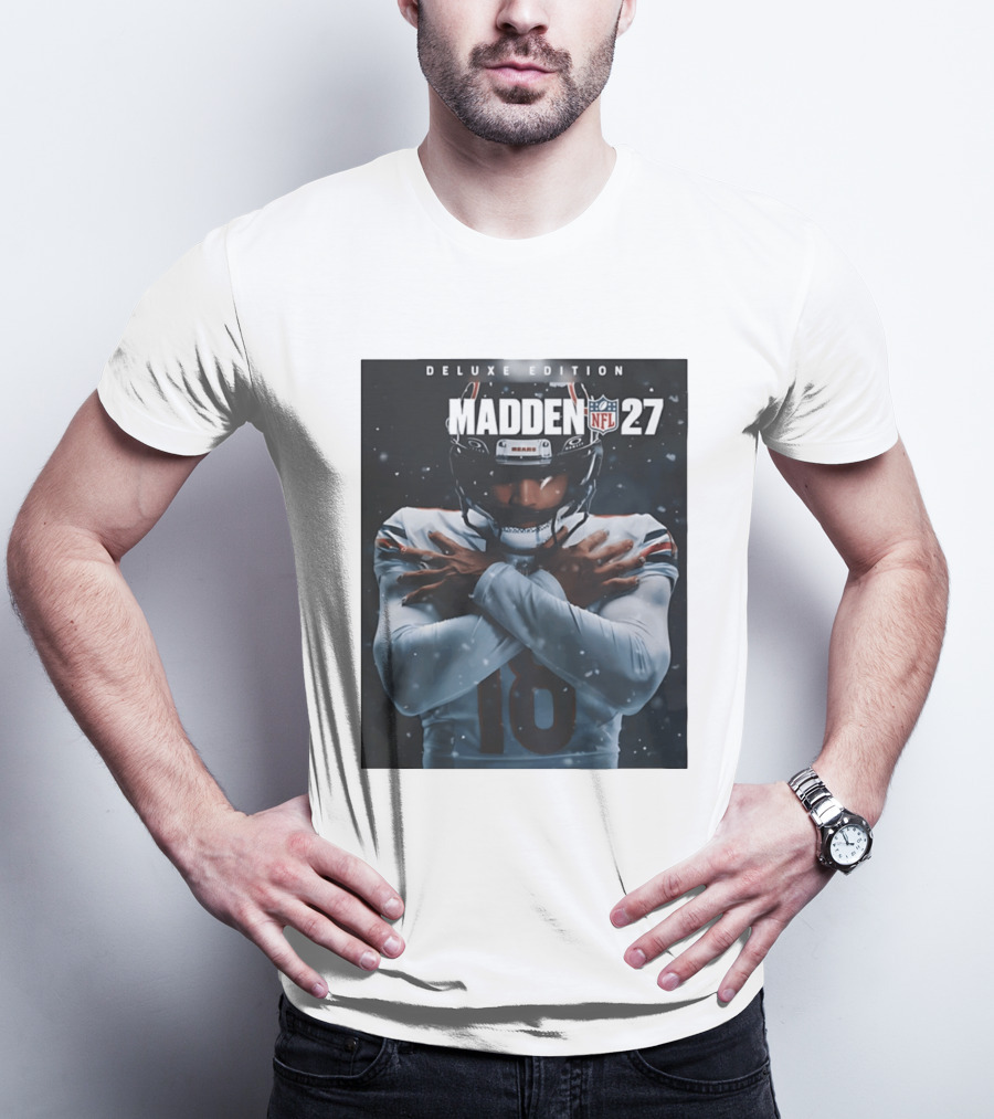 Madden NFL 27 Deluxe Edition Caleb Williams Bears 18 T-Shirt