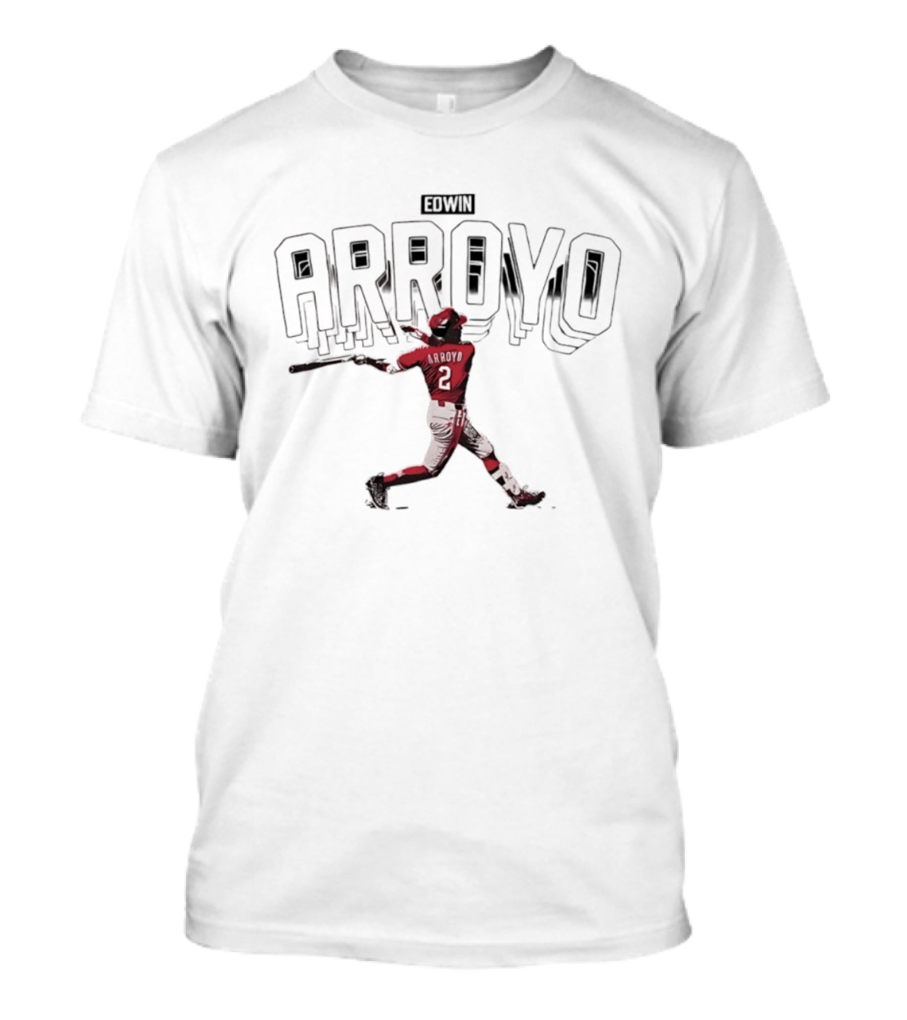 Edwin Arroyo Cincinnati Reds Showtime Baseball Player T-Shirt