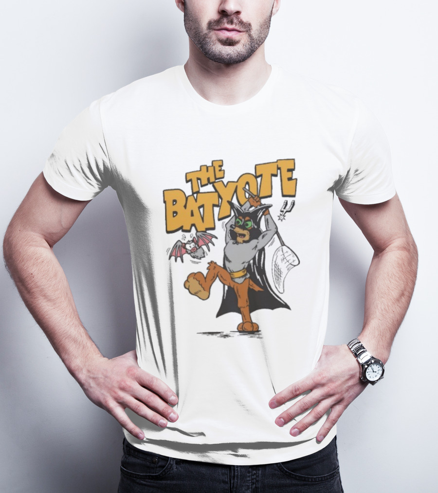 San Antonio Spurs The Batyote Character With Cape And Bat T-Shirt