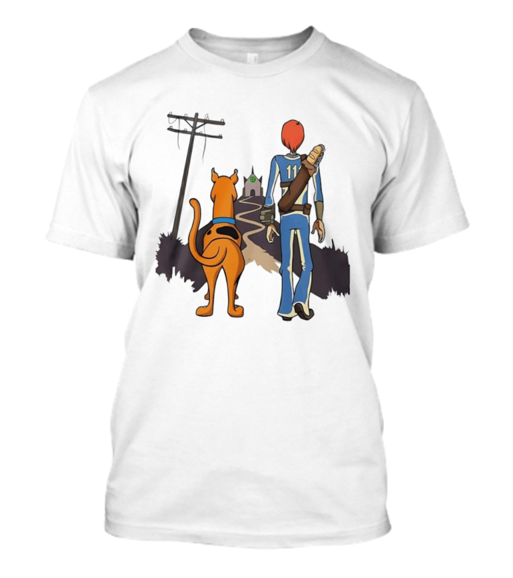 Scooby Doo Shaggy Rogers Fallout Vault Dweller Adventure T-Shirt