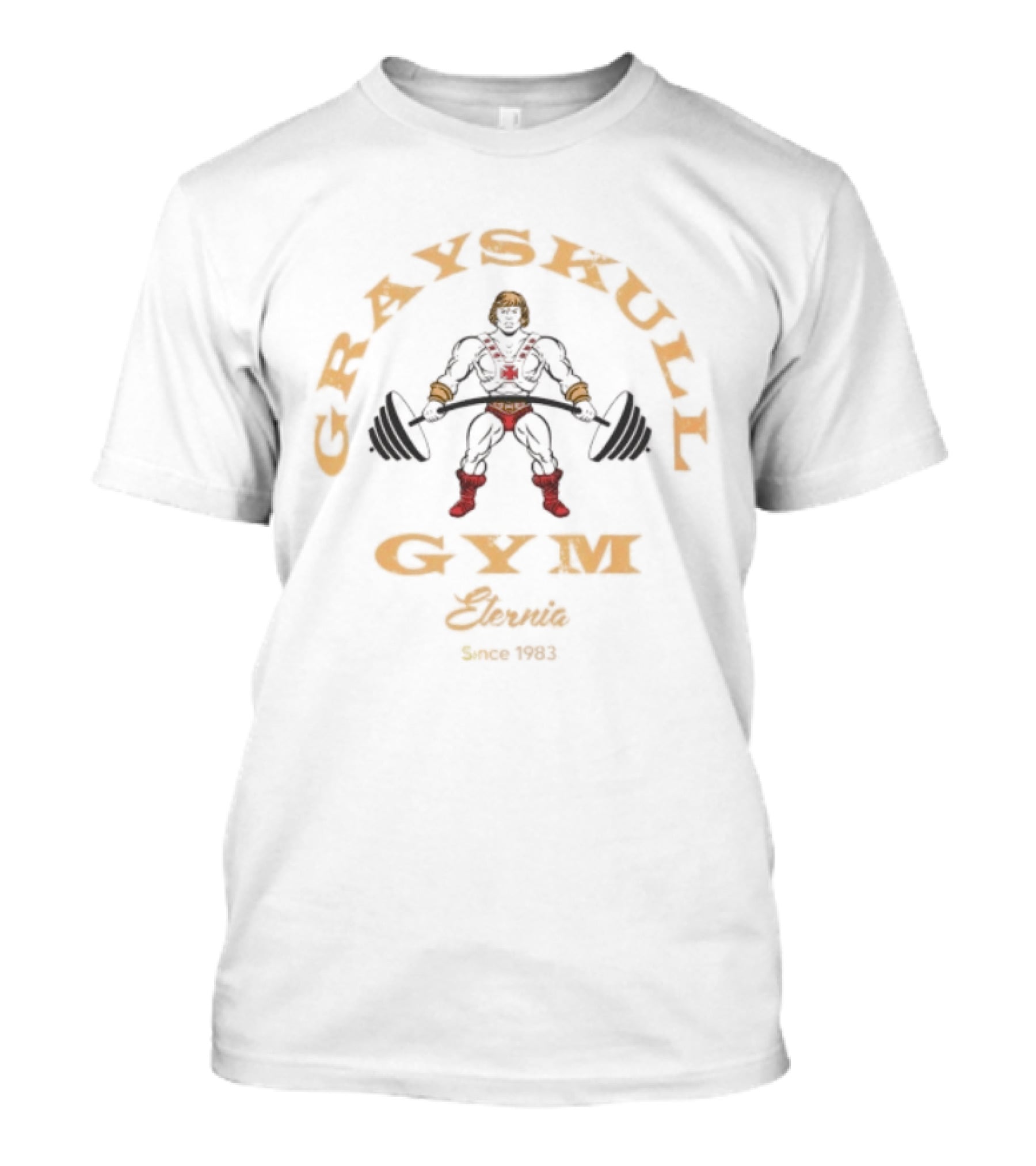 Grayskull Gym Eternia Powerlifting Since 1983 T-Shirt