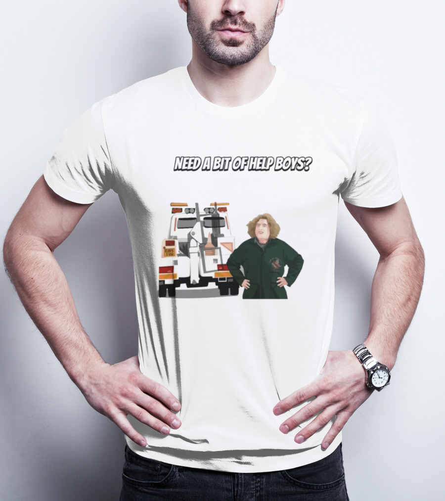 NEED A BIT OF HELP BOYS Paddy Tow Truck Raymond Stantz T-Shirt