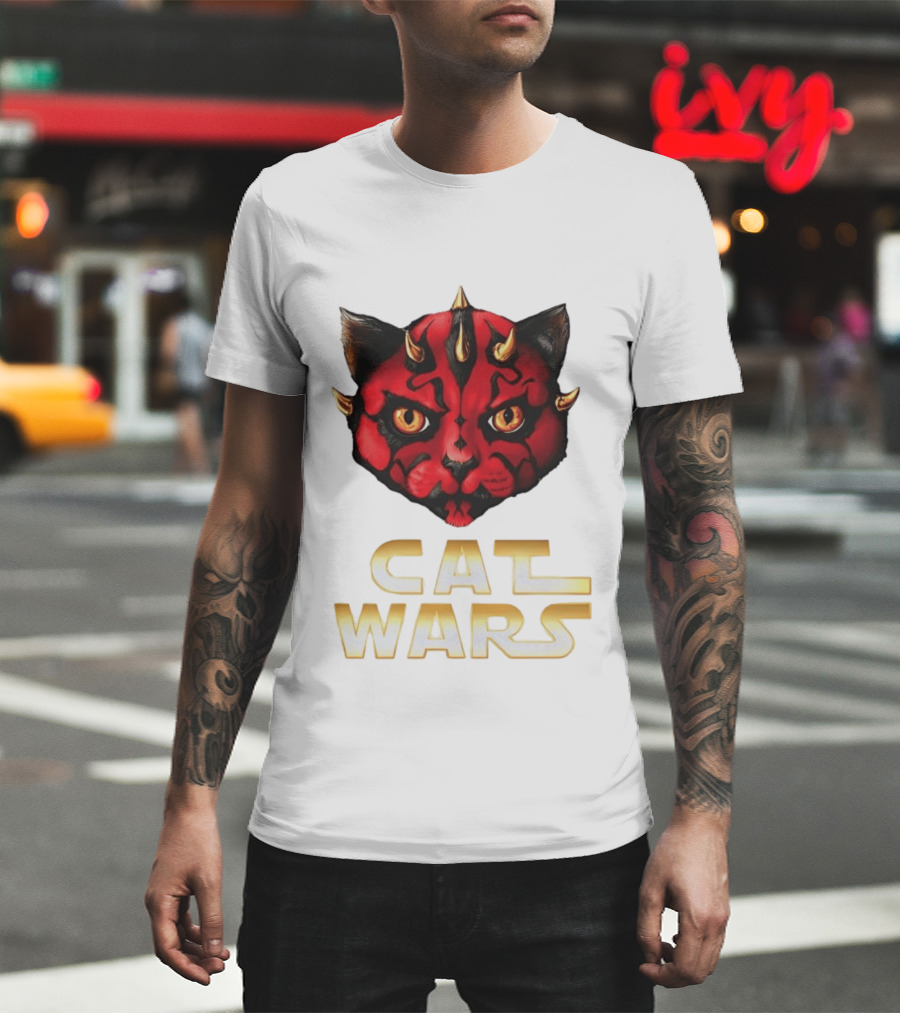 Darth Maul Cat Wars Star Wars Quality Comfortable Wear T-Shirt